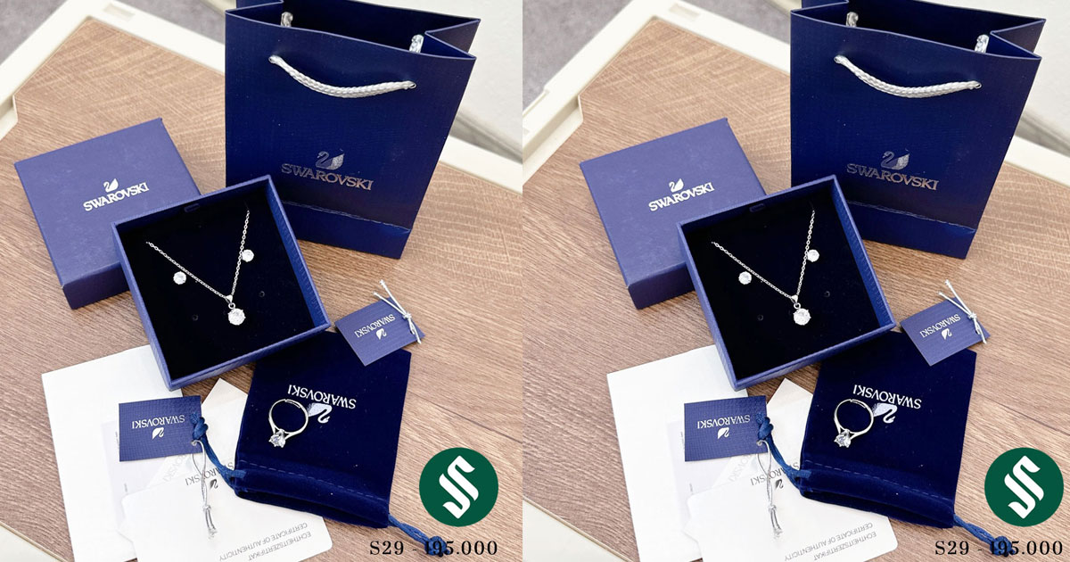 Set trang sức bạc thiên nga SWA | Shop Phụ Kiện